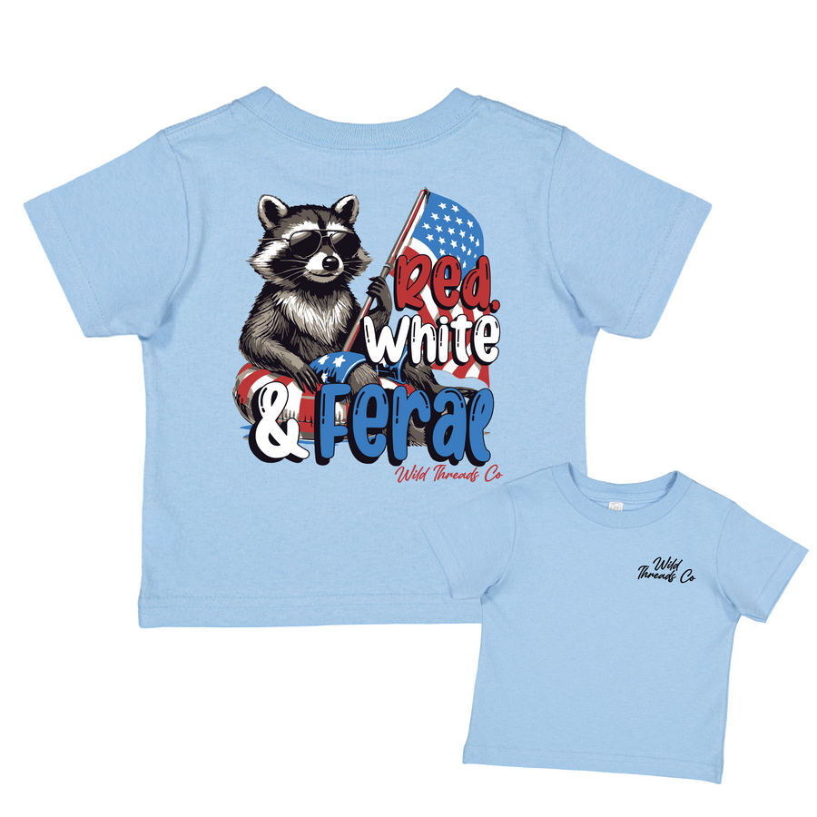 Red White & Feral Tee – Wild Threads Co